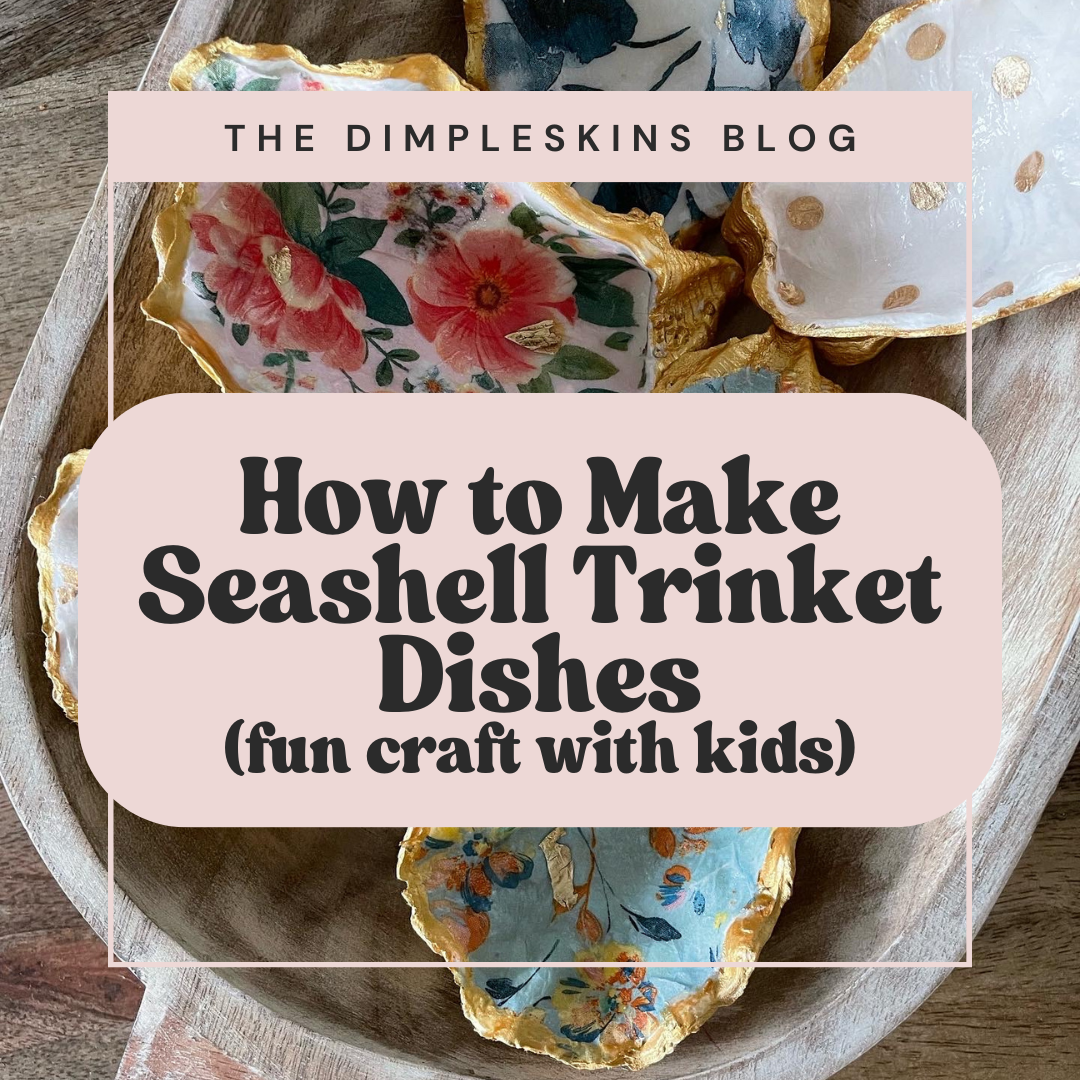 How to Make Seashell Trinket Dishes: Fun Craft With Kids – Dimpleskins ...